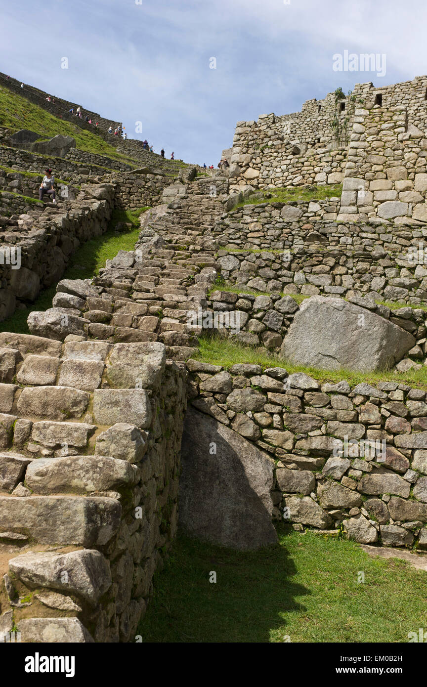 The Historic Inca Site Machu Picchu; Peru Stock Photo - Alamy