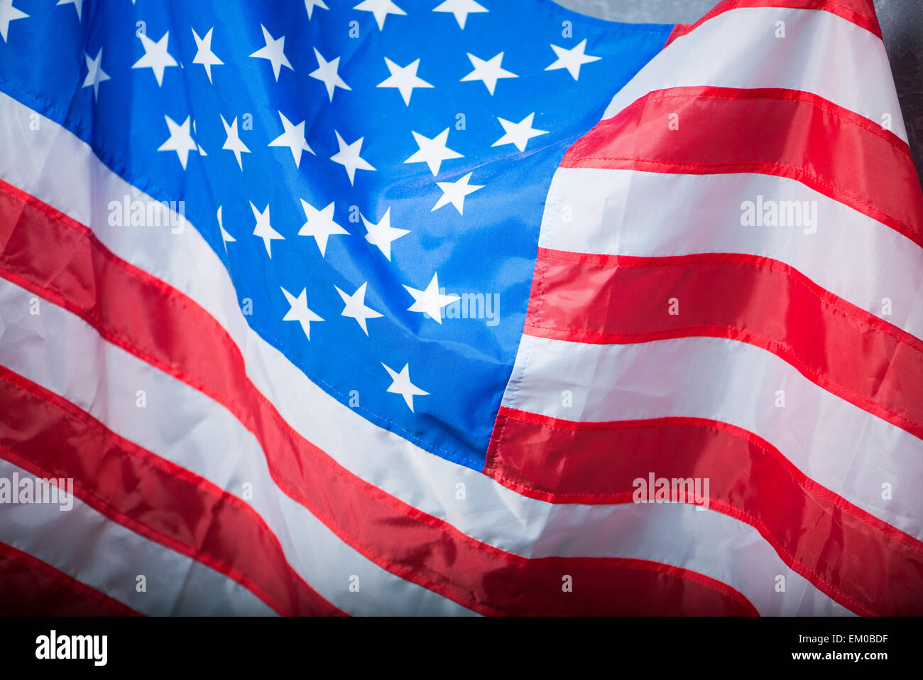 American flag close up hi-res stock photography and images - Alamy