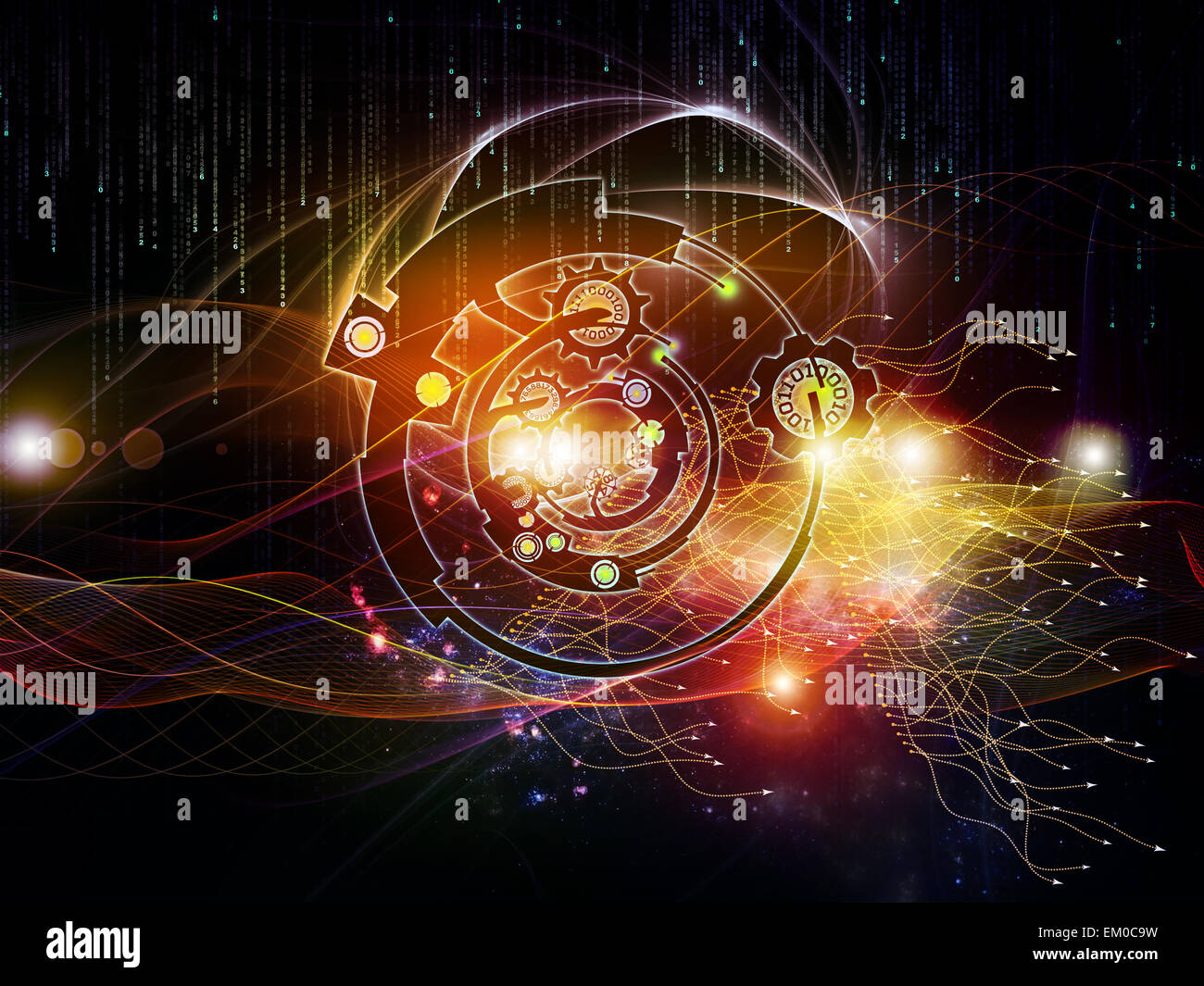 Network working digital processing hi-res stock photography and images ...