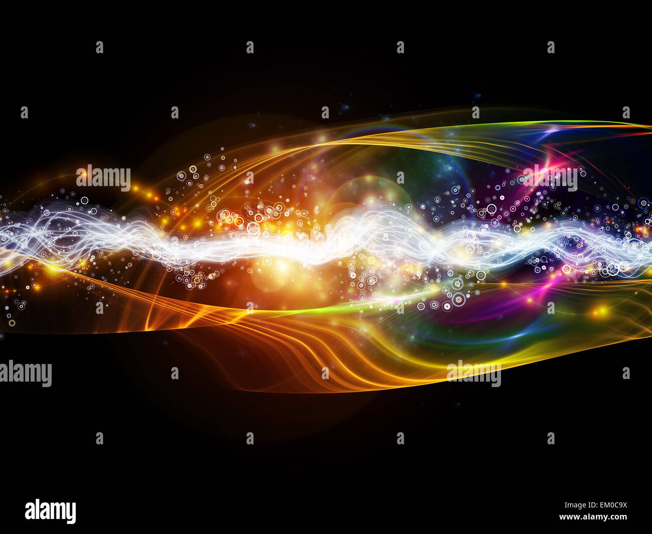 Layers of Dynamic Network Stock Photo - Alamy
