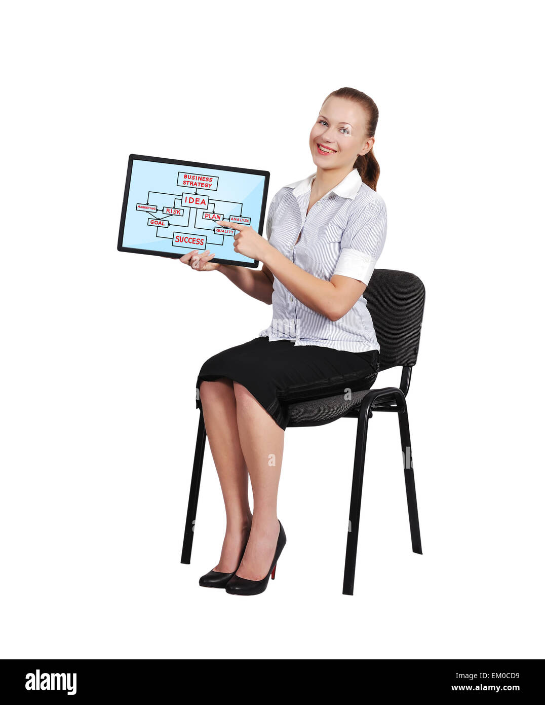 Woman pad Cut Out Stock Images & Pictures - Alamy