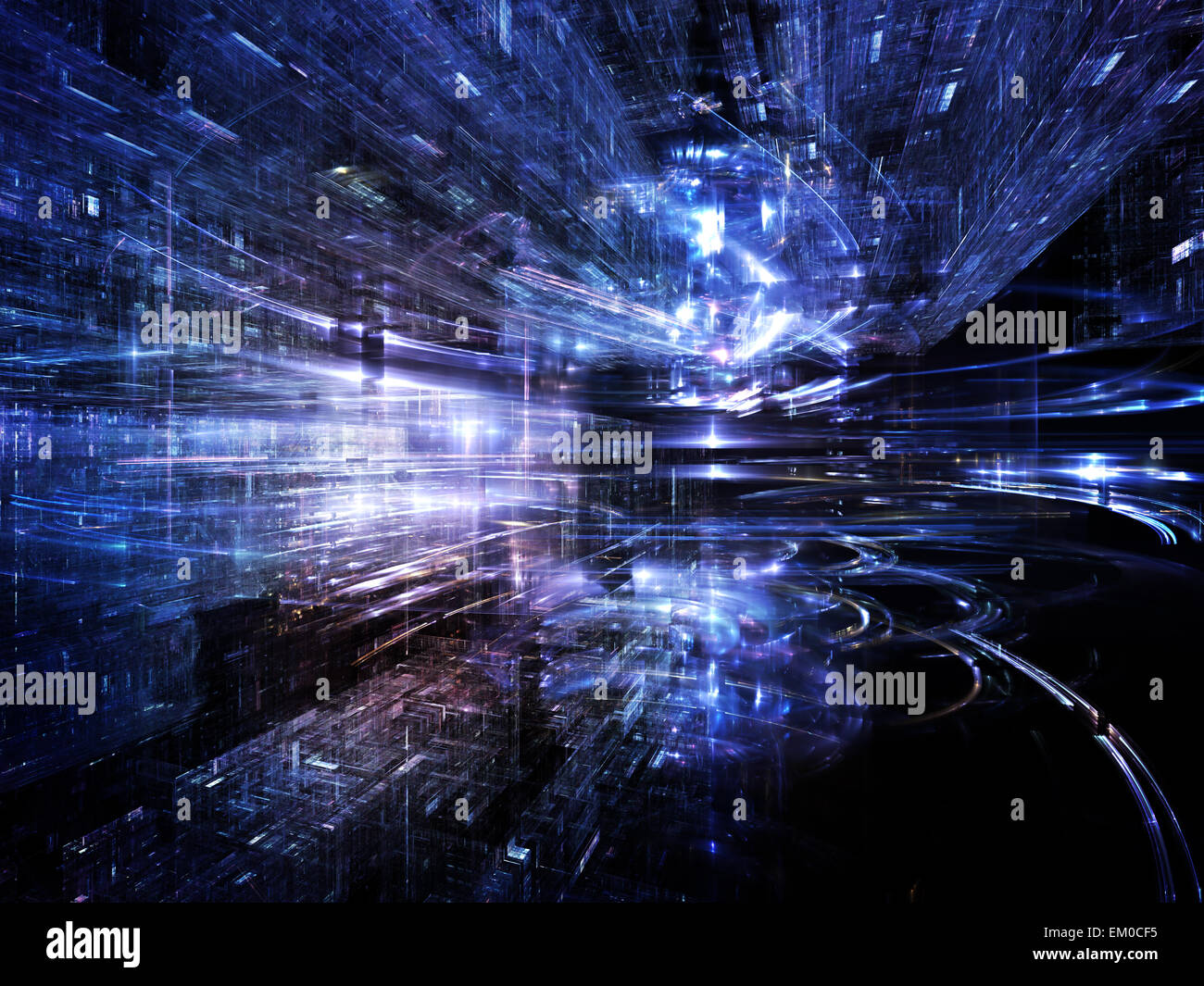 Fractal World Visualization Stock Photo - Alamy