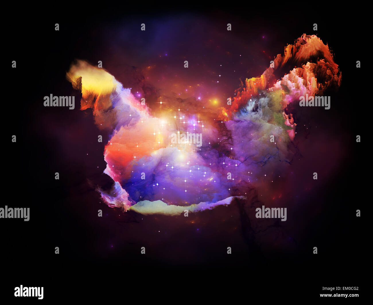 Voyages to Design Nebulae Stock Photo - Alamy