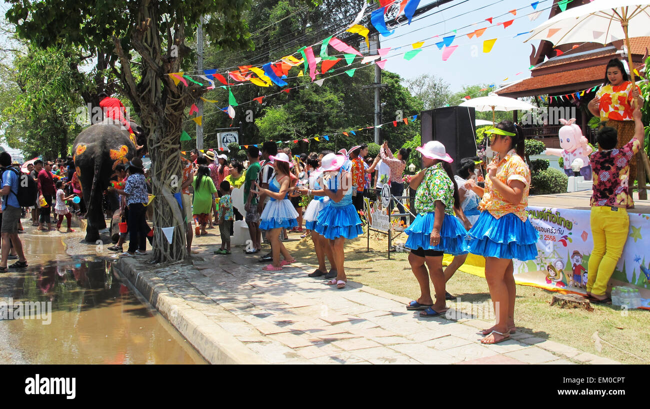 Songkran Festival is celebrated in a traditional New Year is Day from ...