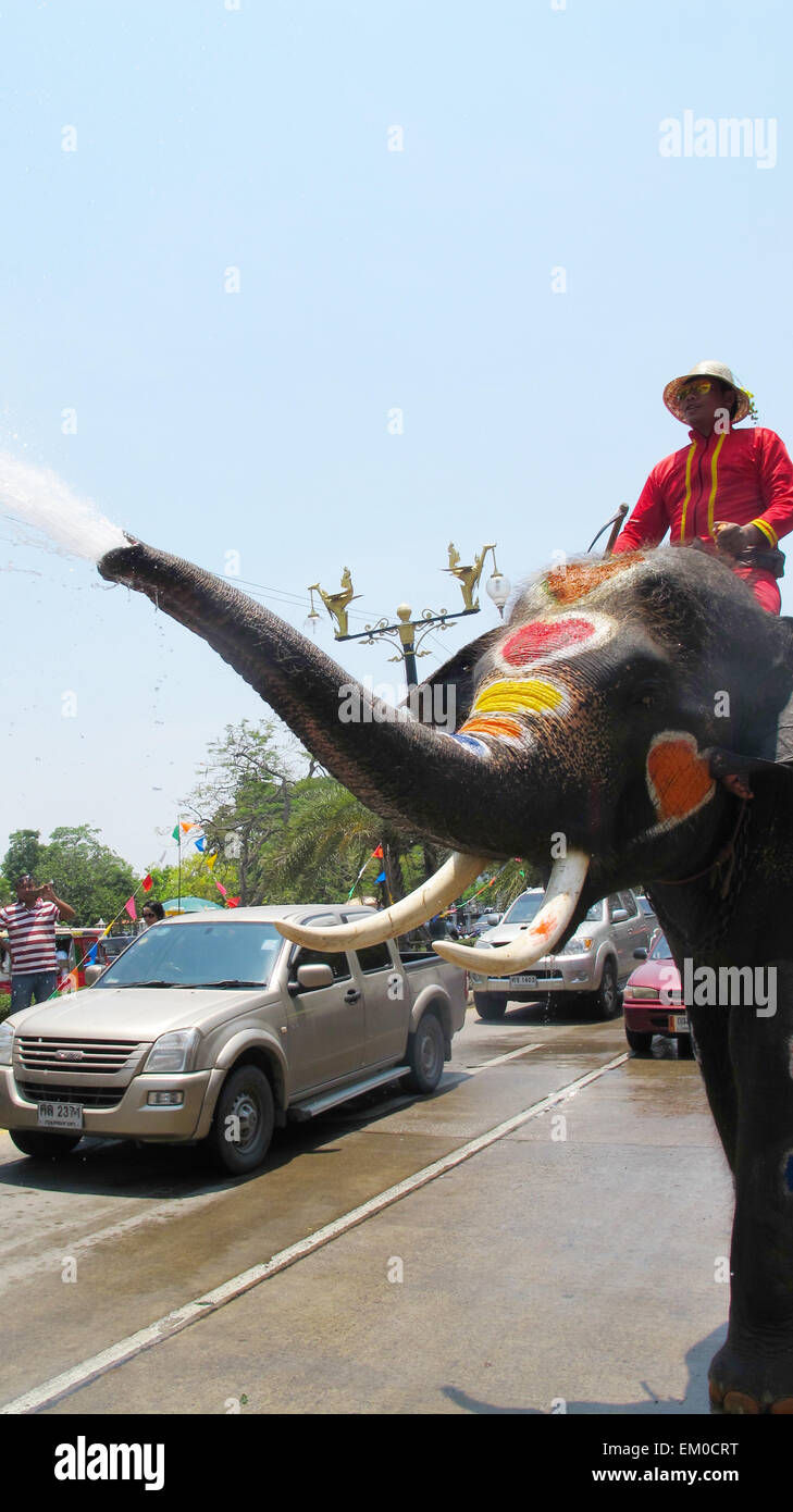 Songkran Festival is celebrated in a traditional New Year is Day from ...