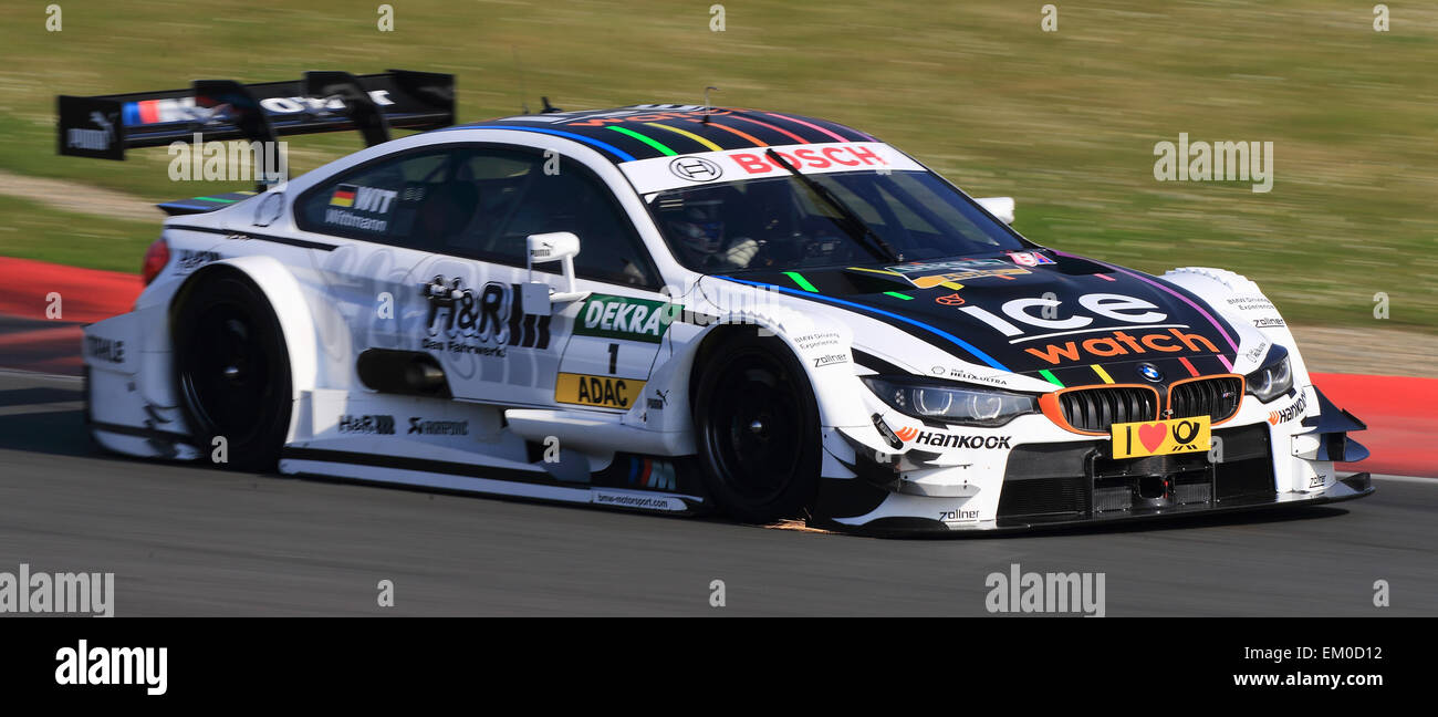 Oscherleben, Germany. 14th Apr, 2015. German racing car driver Marco ...