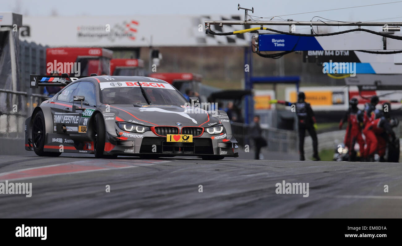 Oscherleben, Germany. 13th Apr, 2015. Swedish-British racing car driver ...