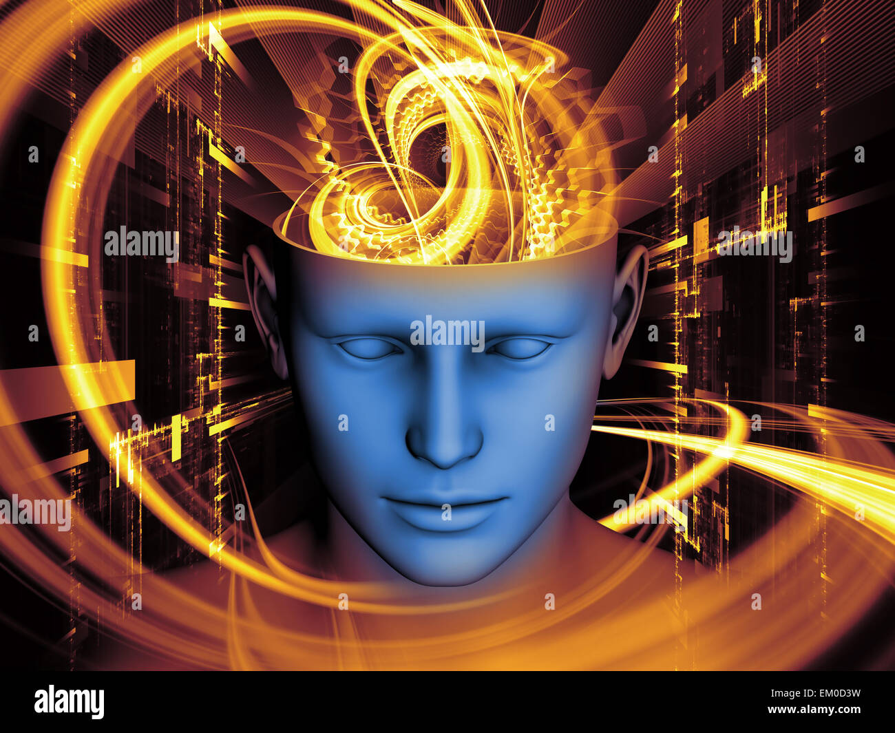 Lights of the Mind Stock Photo - Alamy