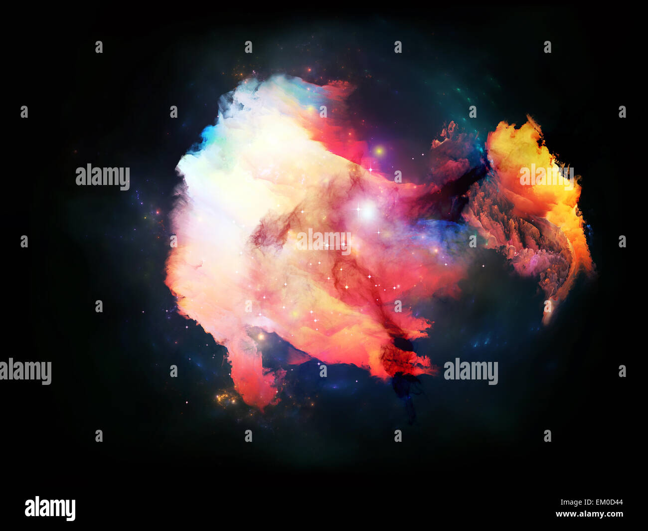 Cool Design Nebulae Stock Photo - Alamy