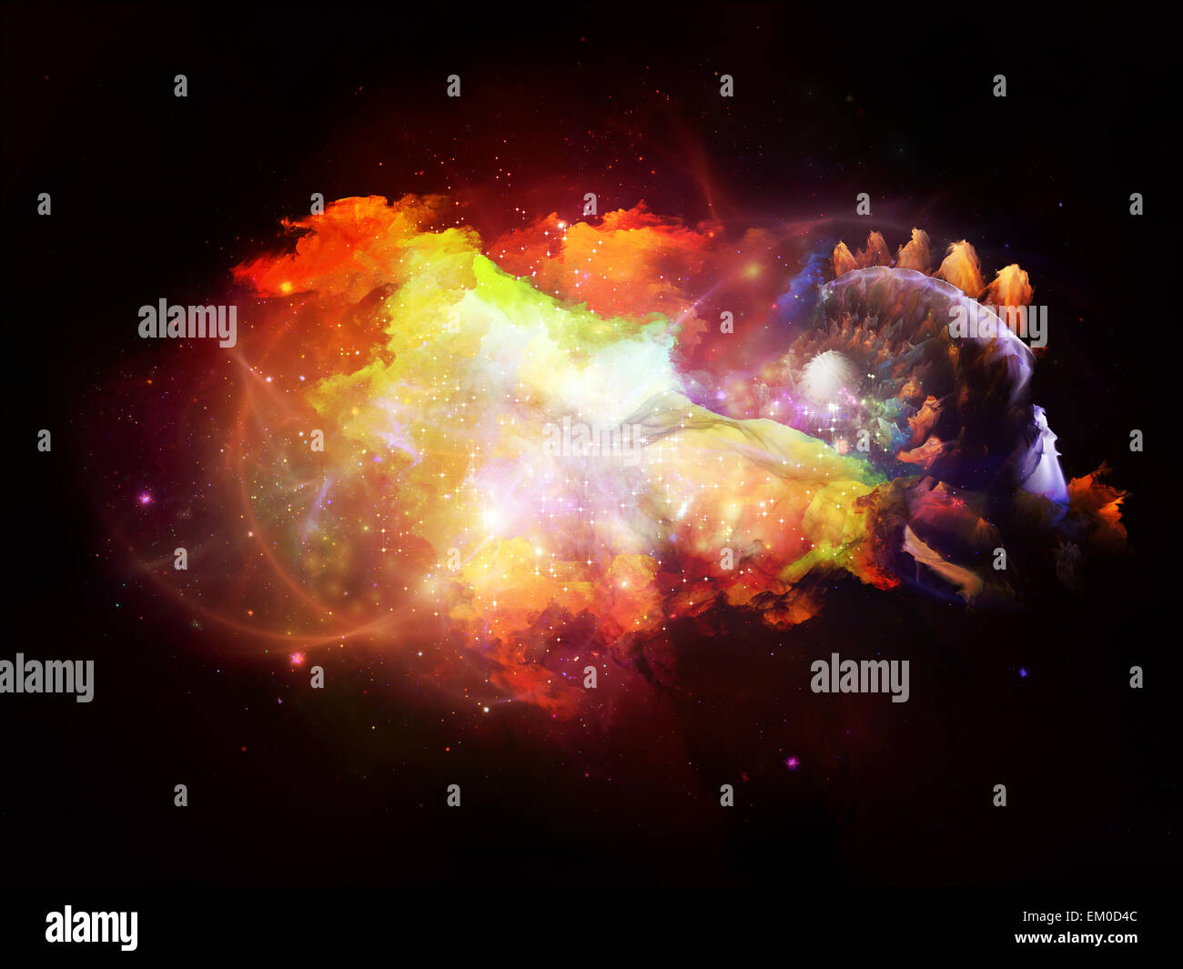 Cool Design Nebulae Stock Photo - Alamy
