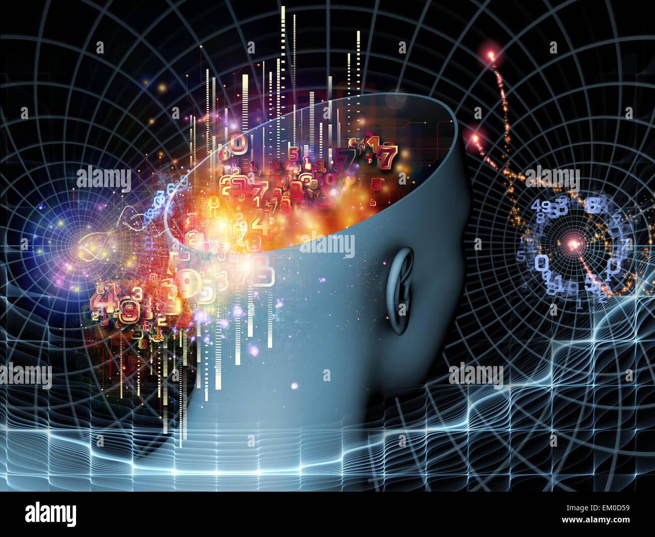 Numbers of the Mind Stock Photo - Alamy