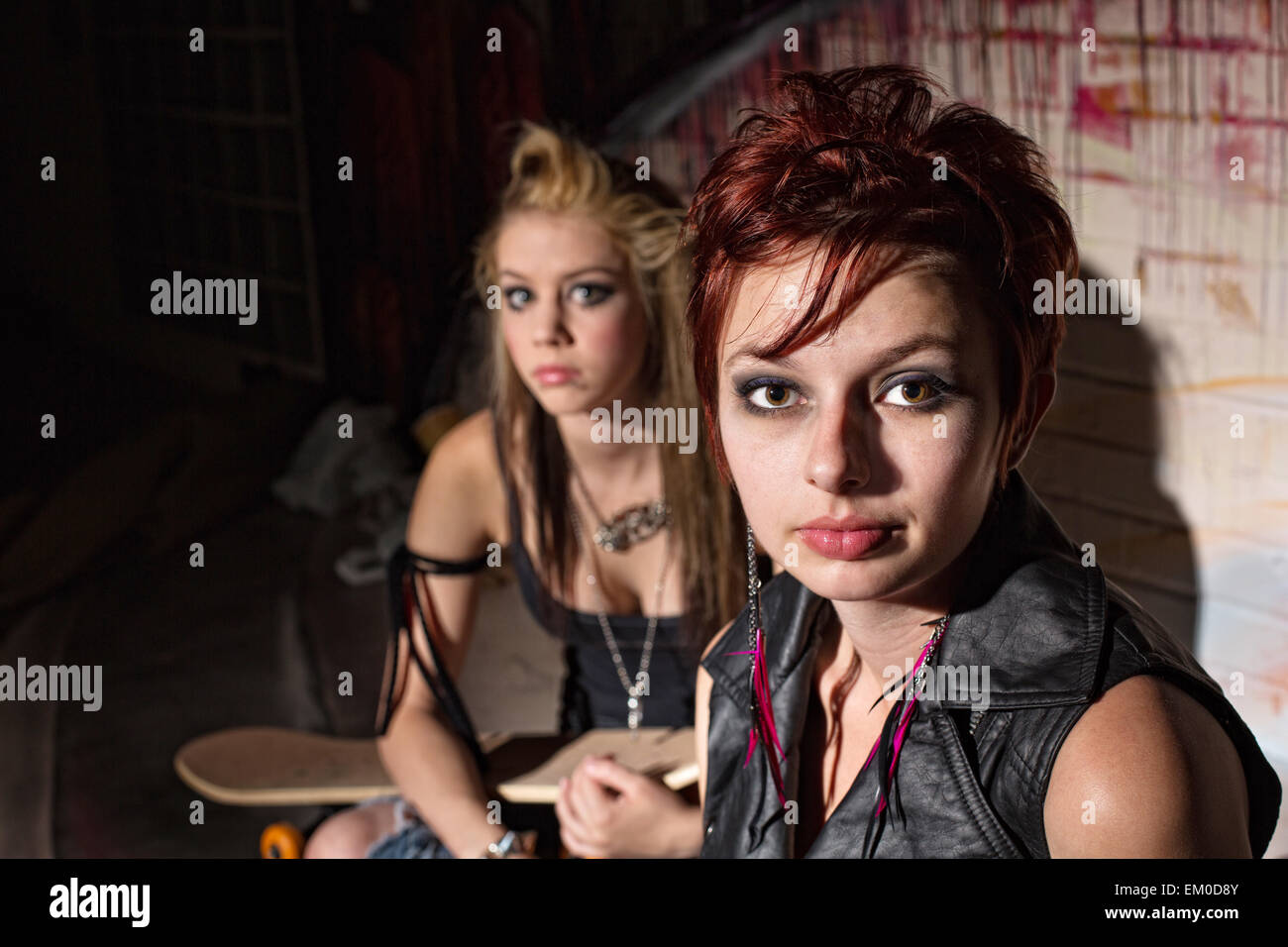 Cute Female Friends Stock Photo - Alamy