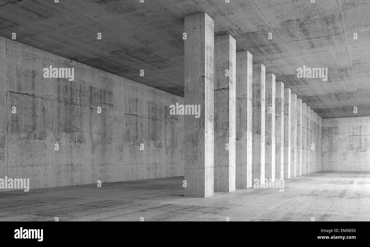 Concrete columns Black and White Stock Photos & Images - Alamy