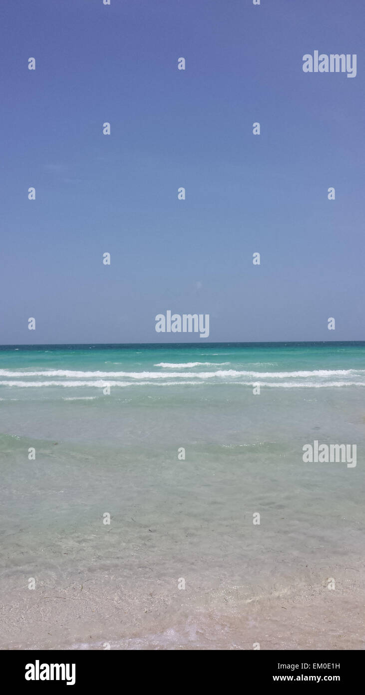 Idyllic tropical ocean background Stock Photo - Alamy