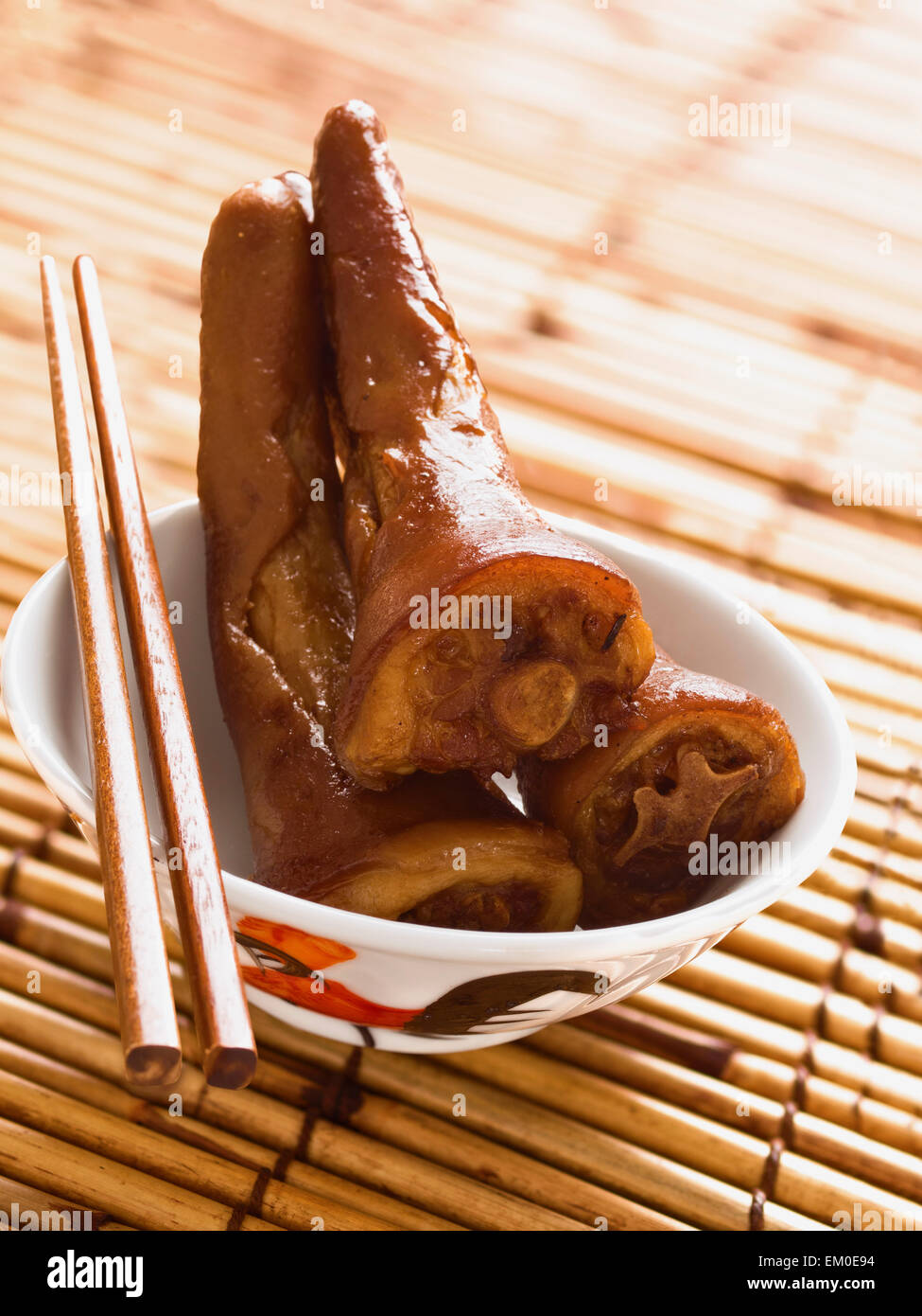braised pork tail Stock Photo - Alamy