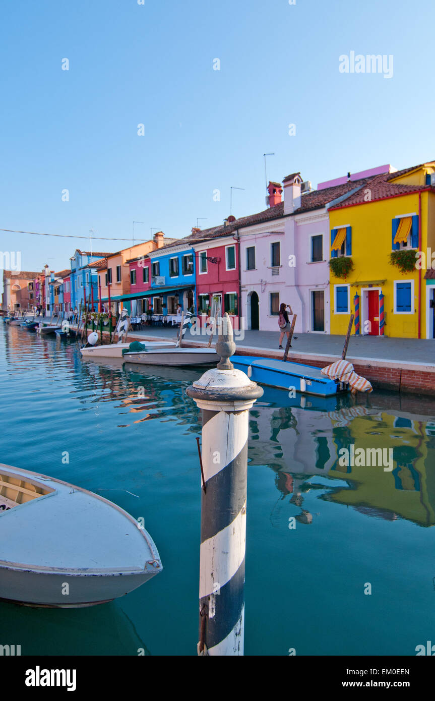 Italy Venice Burano island Stock Photo - Alamy
