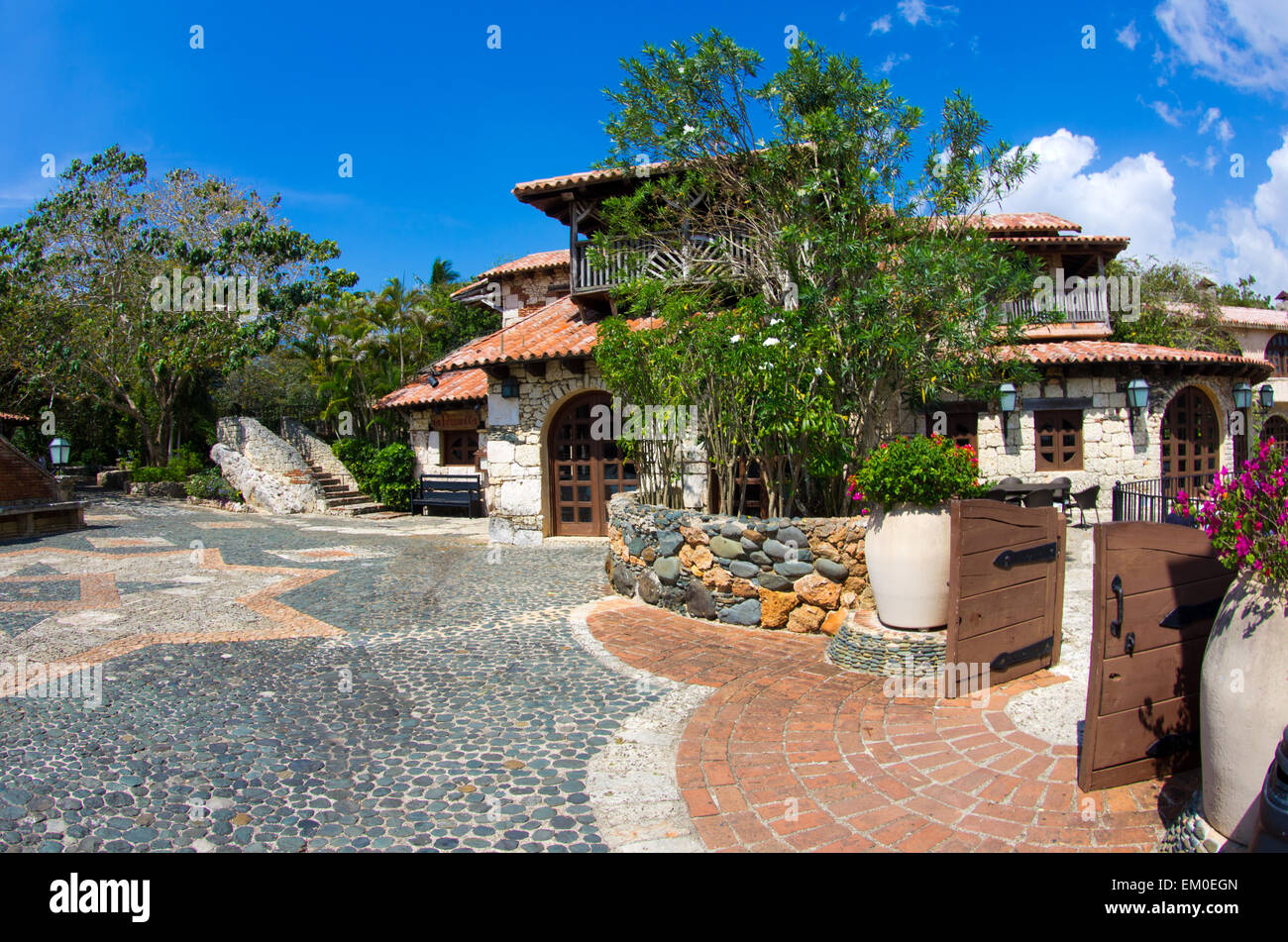 Altos de Chavon Stock Photo - Alamy