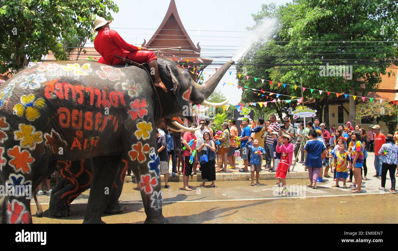 Songkran Festival is celebrated in a traditional New Year is Day from ...