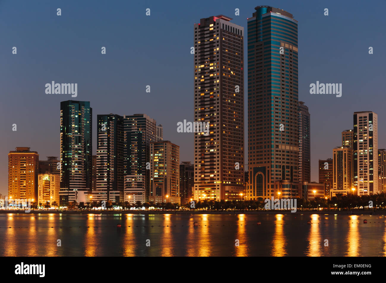 Sharjah skyline 2013 hi-res stock photography and images - Alamy