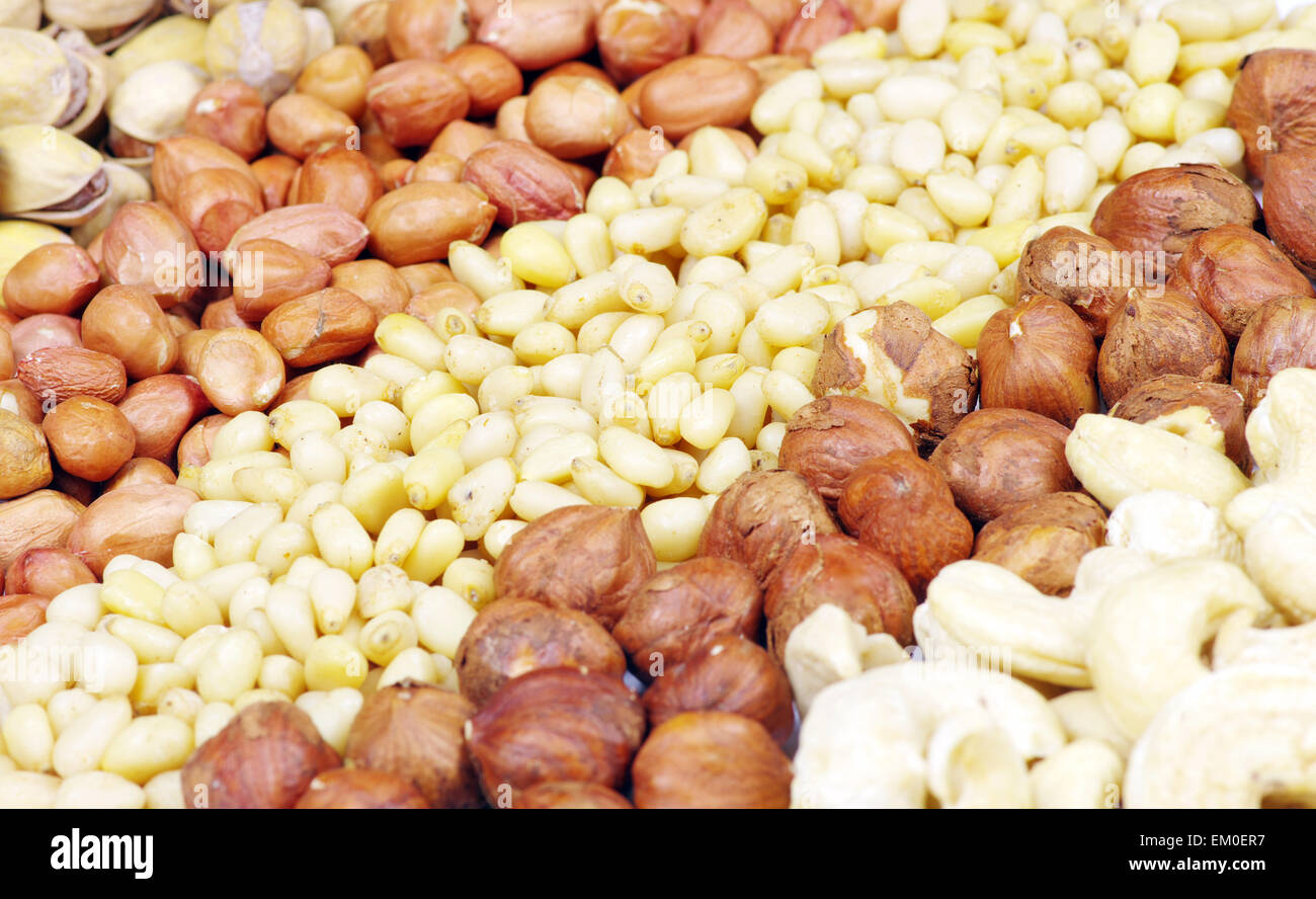 Nuts collection on white hi-res stock photography and images - Alamy