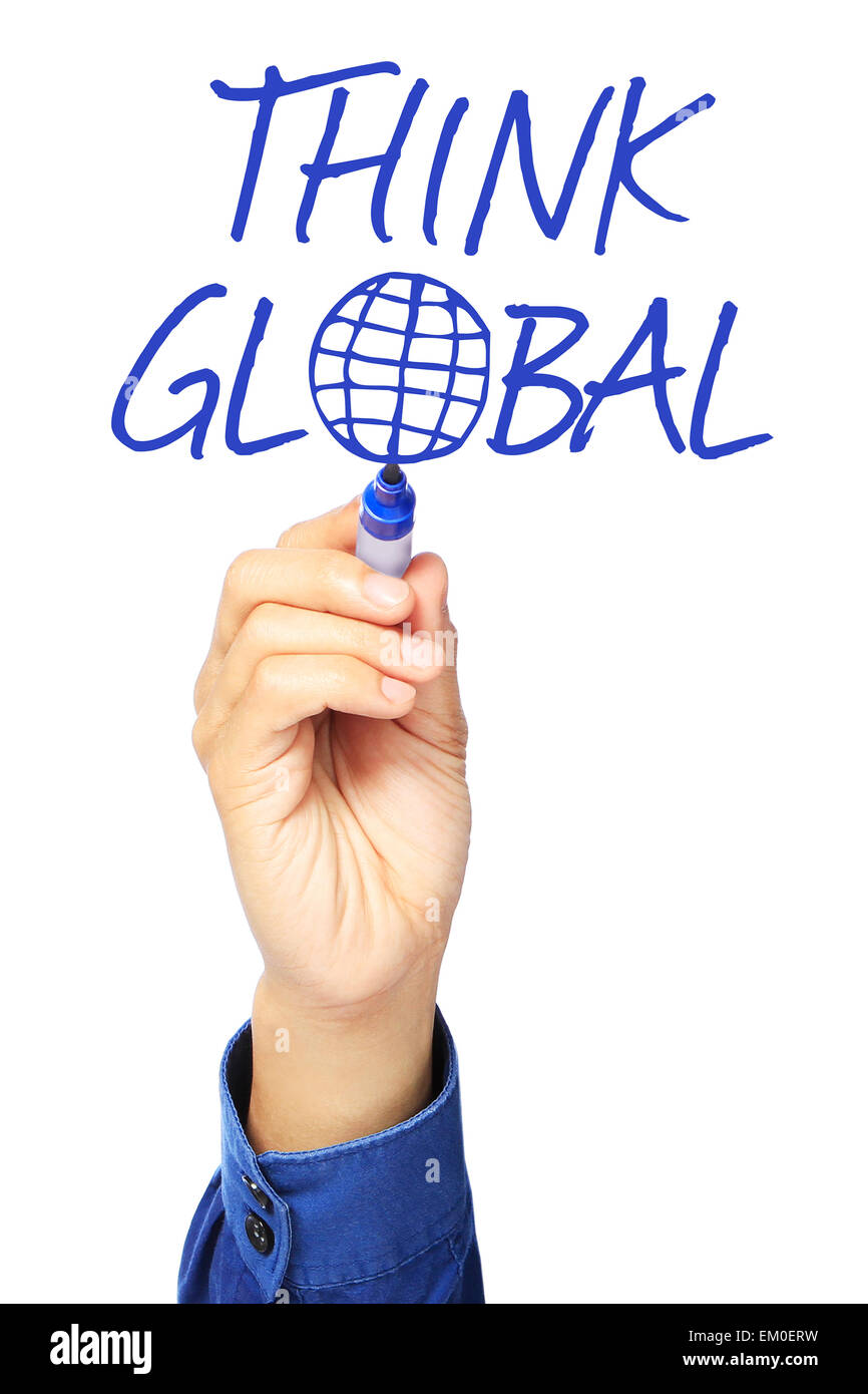 Hand think hi-res stock photography and images - Alamy