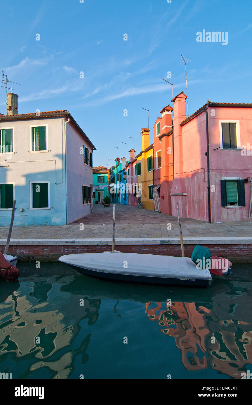 Italy Venice Burano island Stock Photo - Alamy