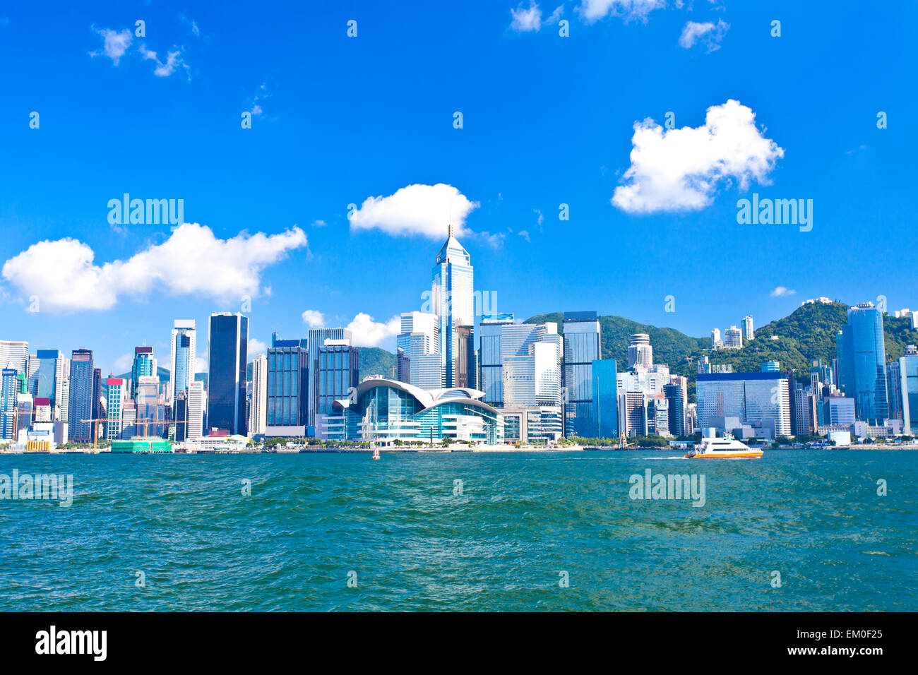Hong Kong Victoria Harbor Stock Photo - Alamy