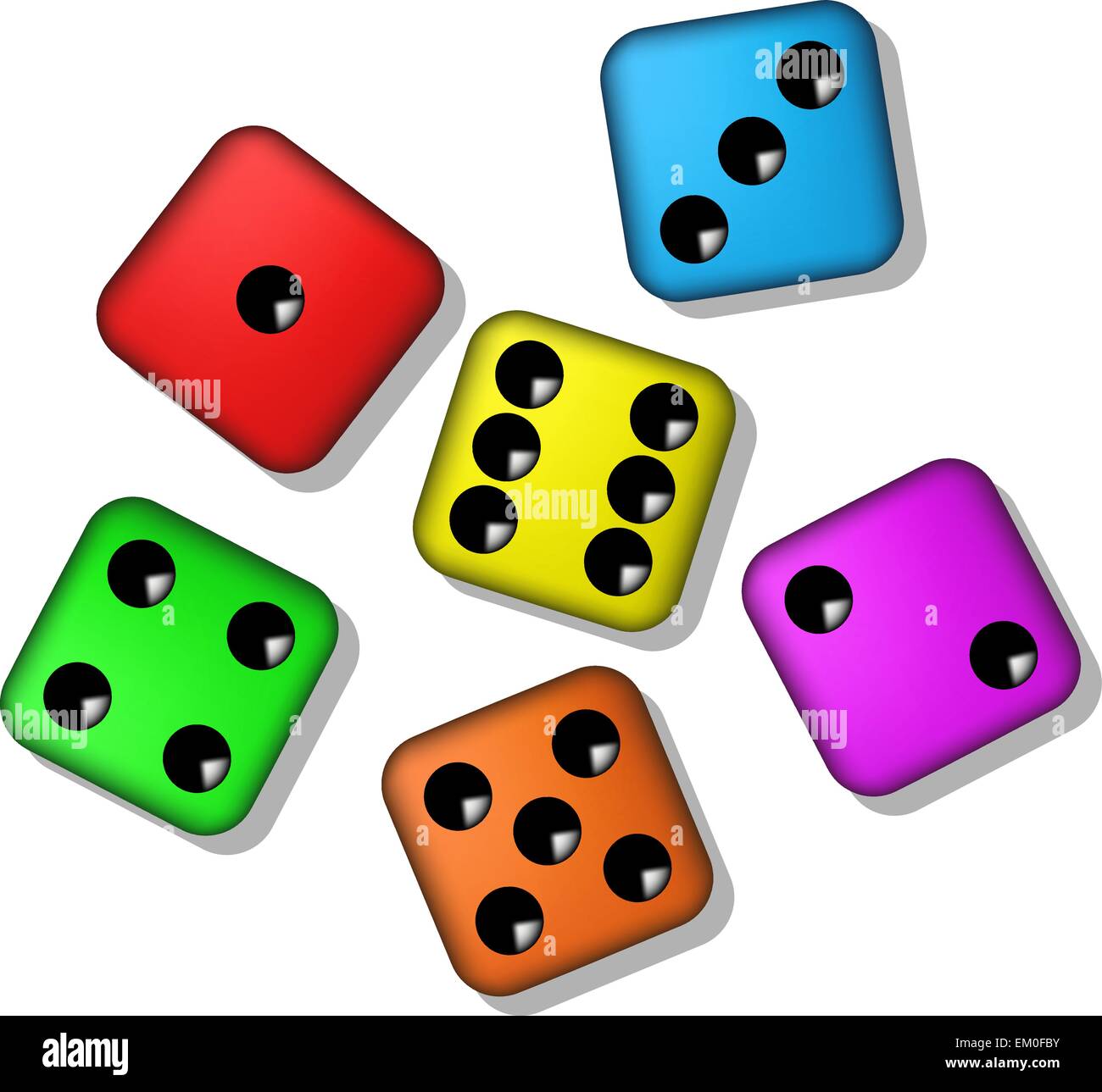 Shake dice game Stock Vector Images - Alamy