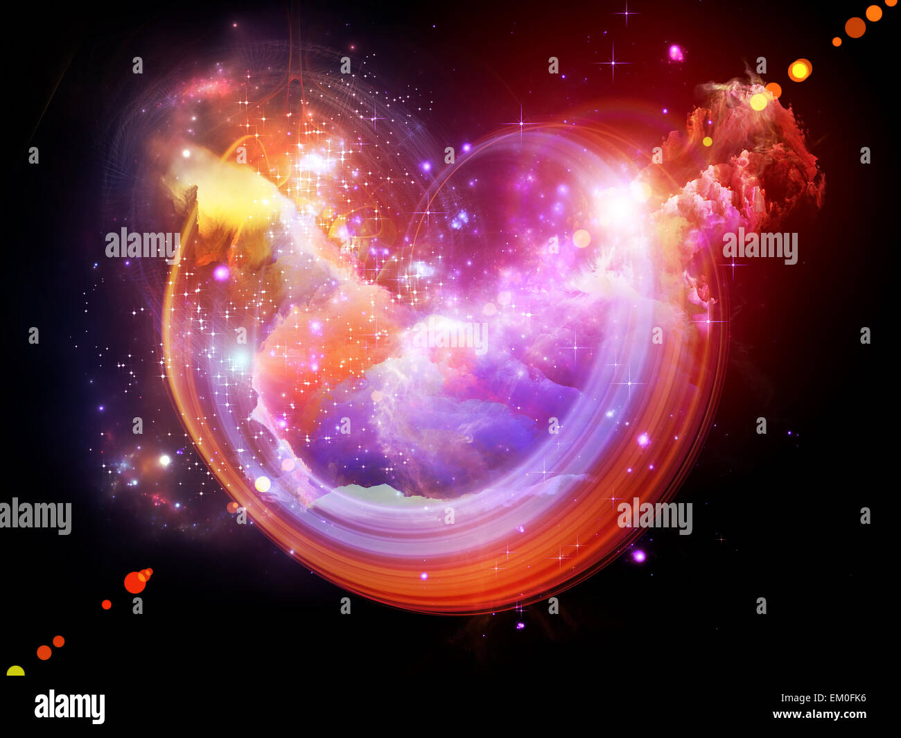 Design Nebulae Background Stock Photo - Alamy