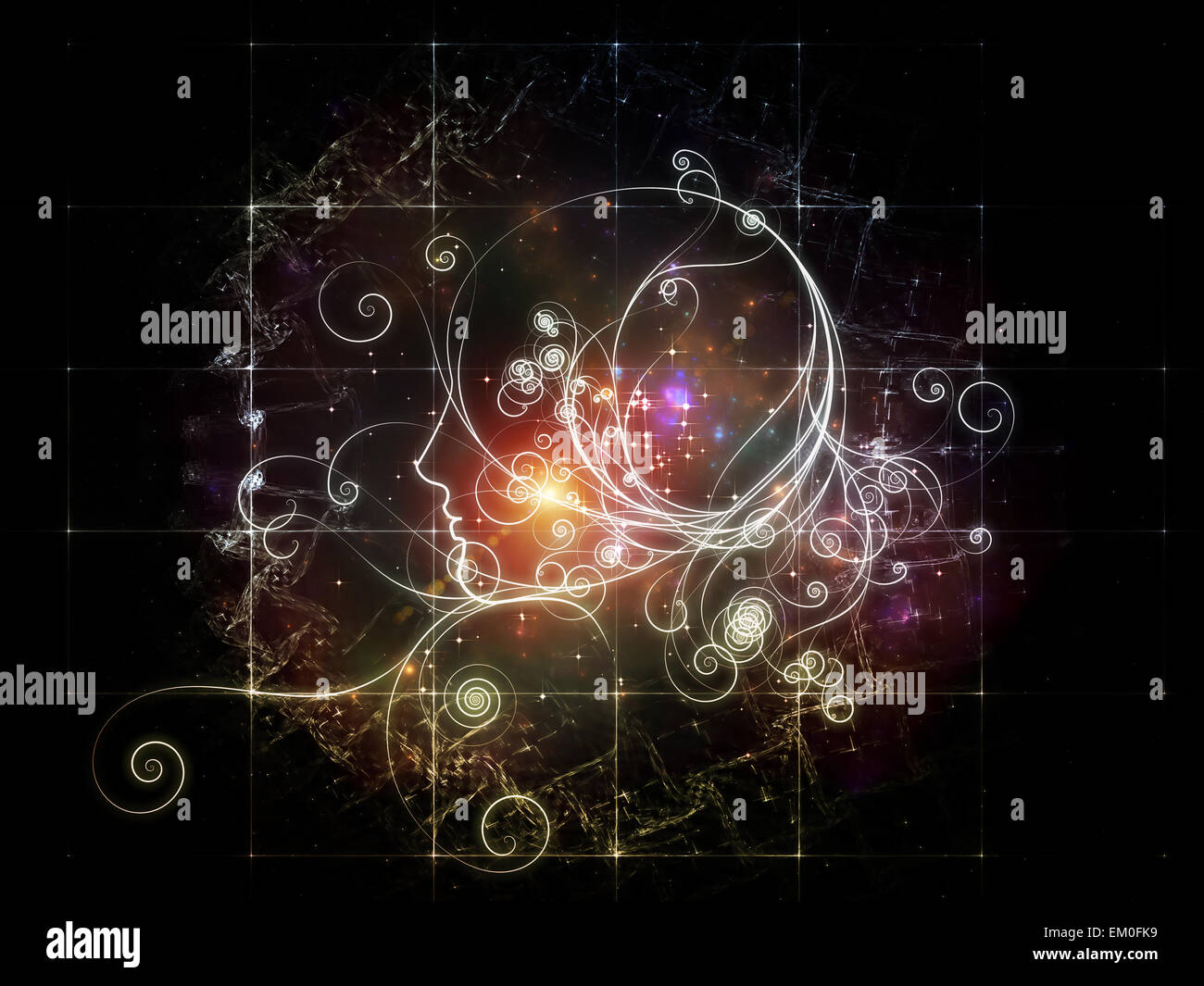Decorative swirls in hi-res stock photography and images - Alamy