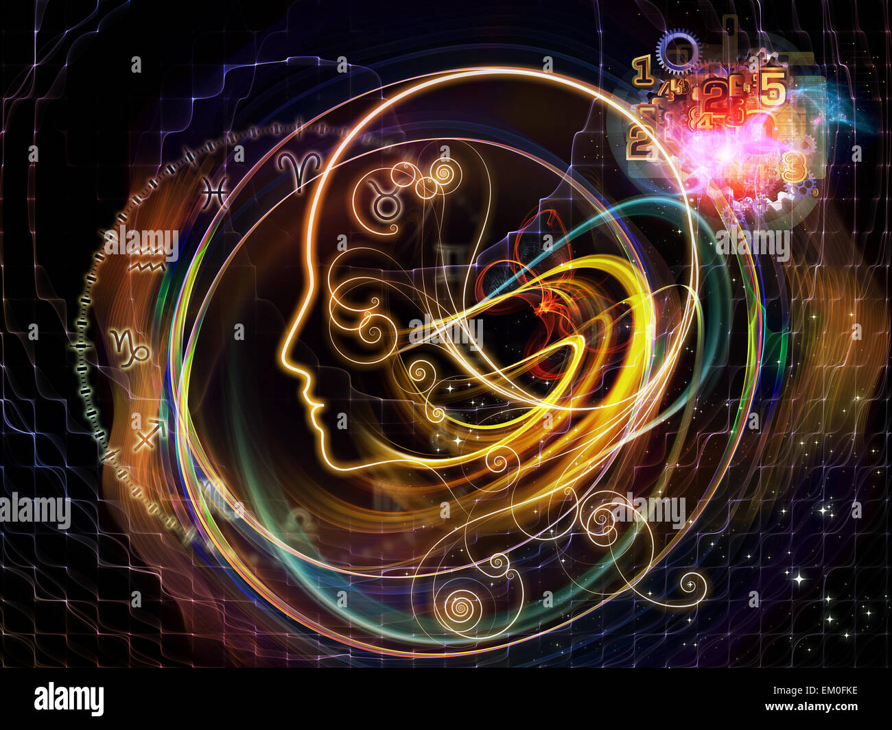 Astrological elements hi-res stock photography and images - Alamy
