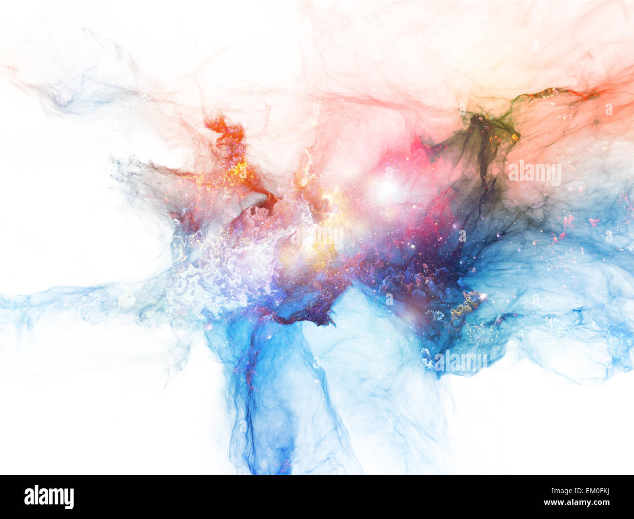 Elements of Fractal Burst Stock Photo - Alamy