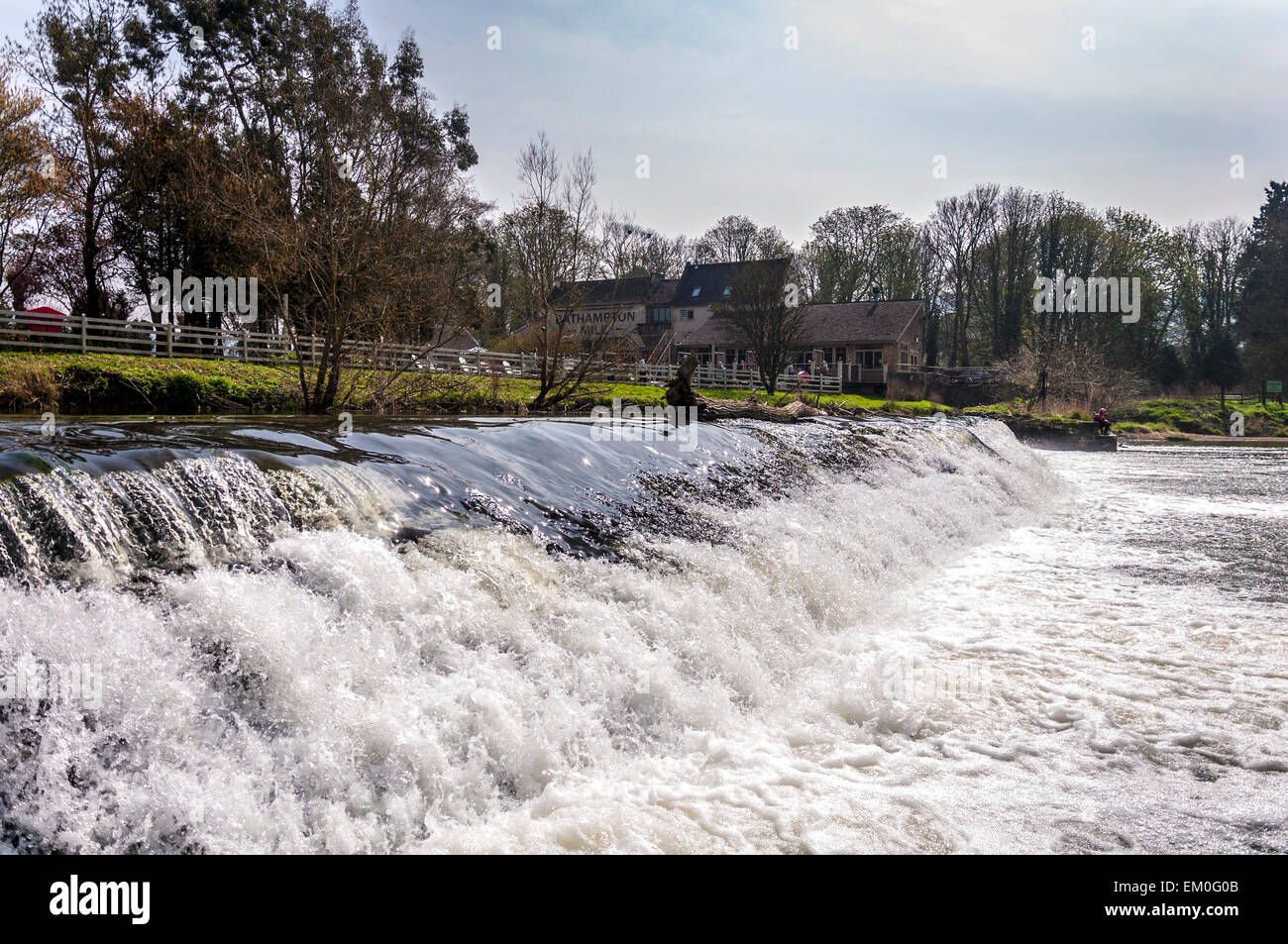 Bathampton Mill and weir on River Avon at Bathampton Stock Photo - Alamy