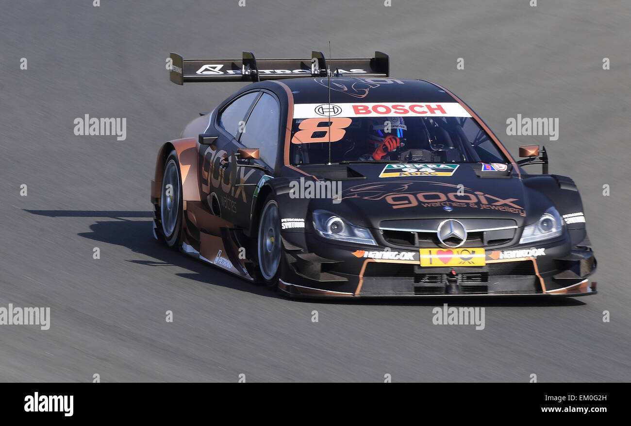 Oscherleben, Germany. 14th Apr, 2015. German racing car driver Pascal ...