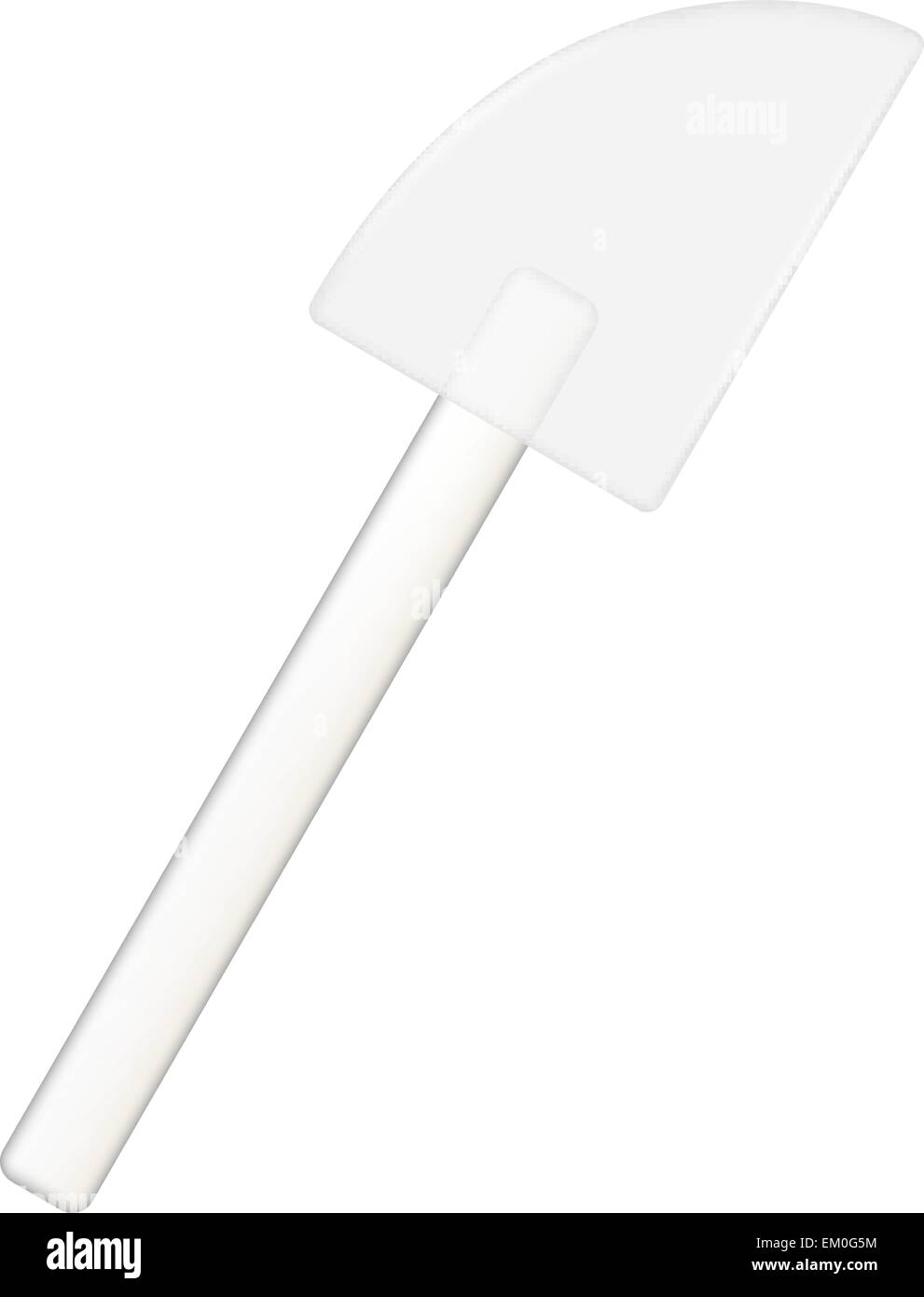 White silicone spatula Stock Vector Image & Art - Alamy
