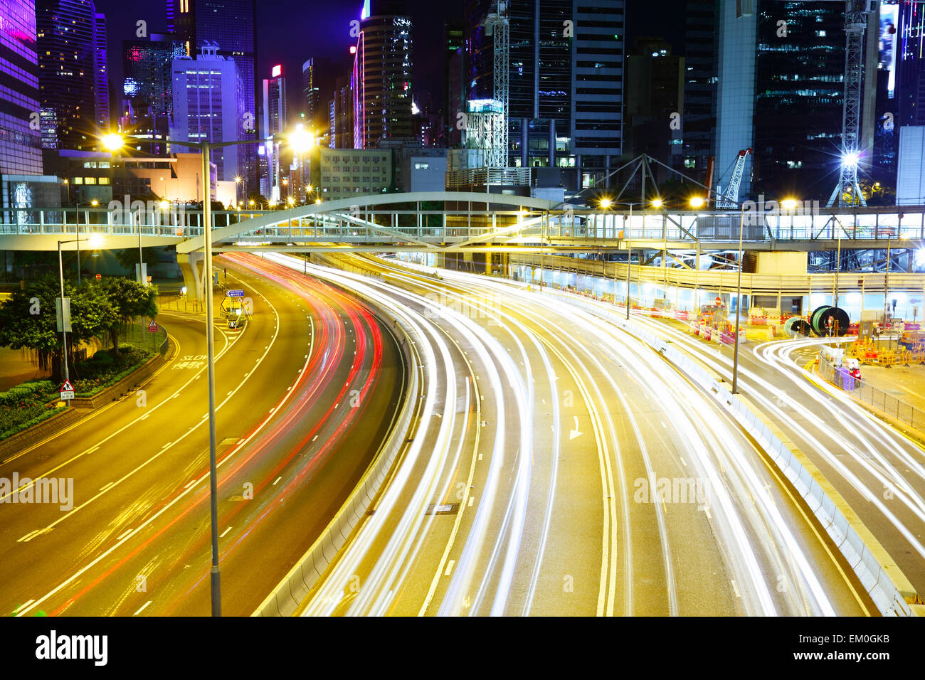 Traffic light on highway Stock Photo - Alamy