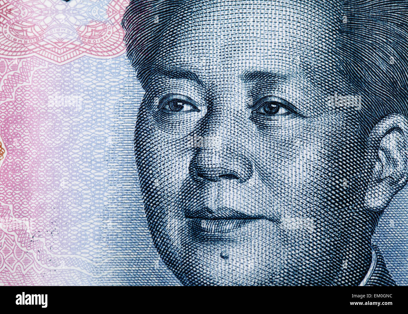 Yuan notes from China's currency. Chinese banknotes Stock Photo - Alamy