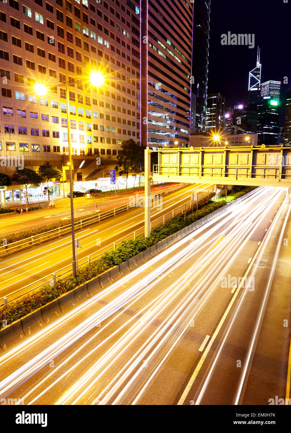 Traffic light on highway Stock Photo - Alamy