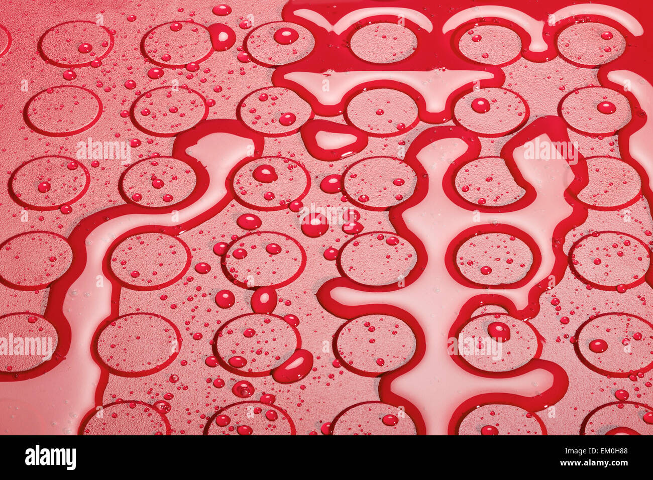 water drops and puddles on a studded vinyl flooring Stock Photo - Alamy