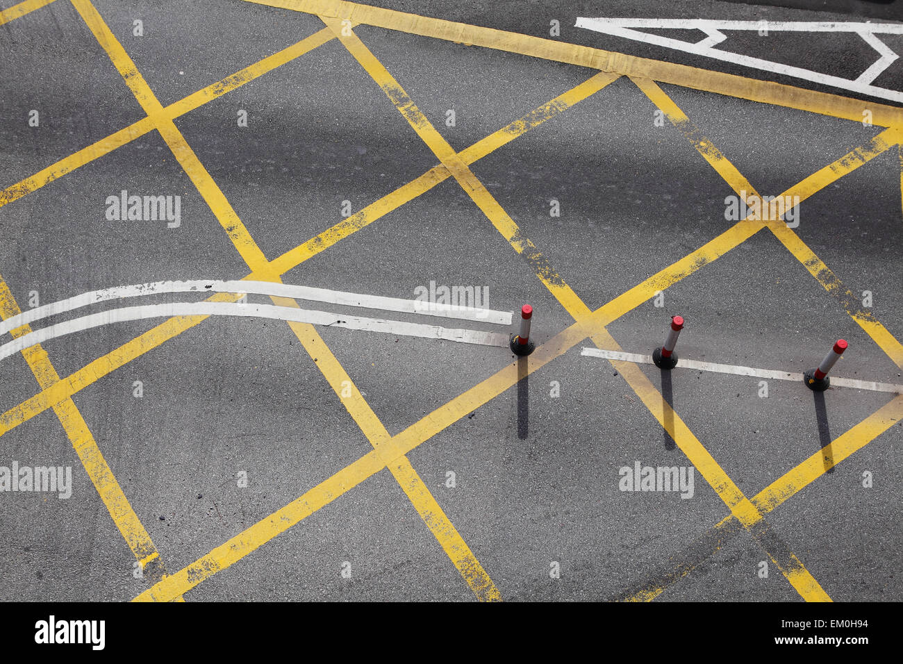 Road junction in city Stock Photo - Alamy