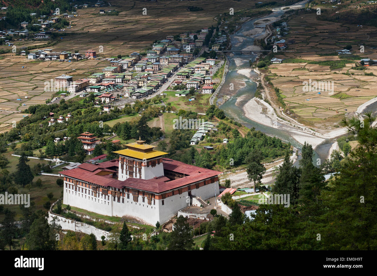 Rinpung Dzong; Paro District Bhutan Stock Photo - Alamy