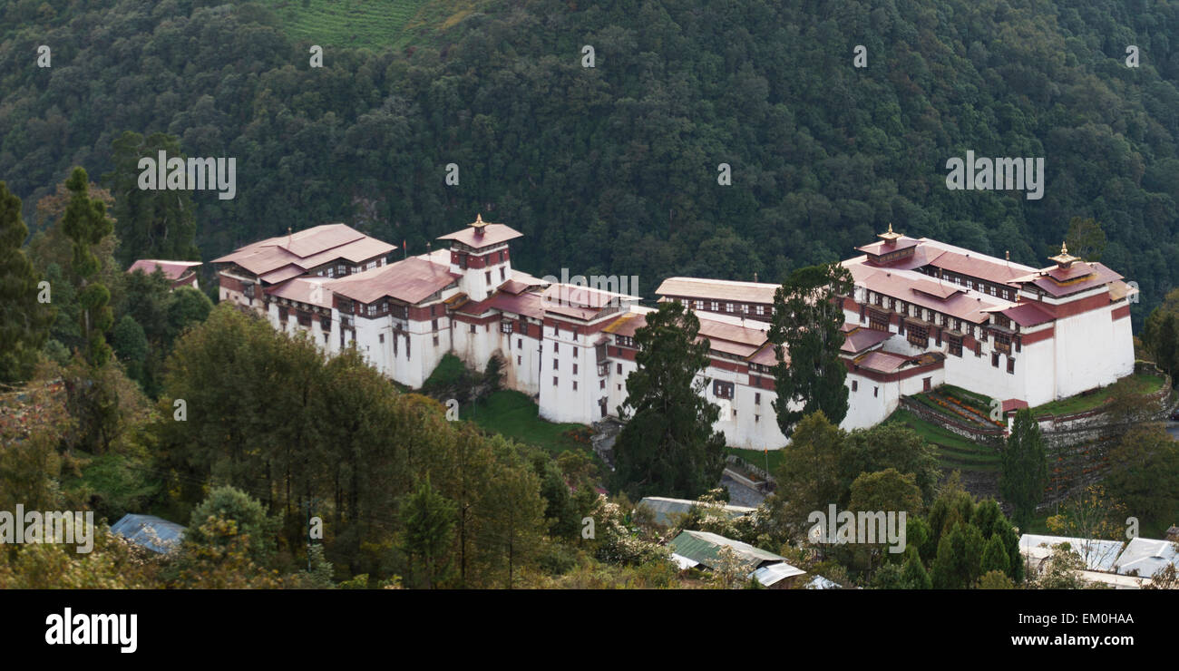 Trongsa Dzong; Trongsa District Bhutan Stock Photo - Alamy