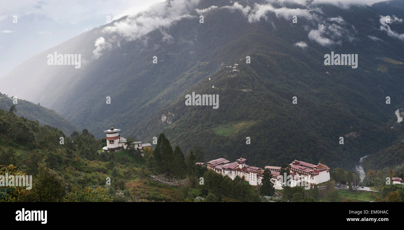 Trongsa valley hi-res stock photography and images - Alamy