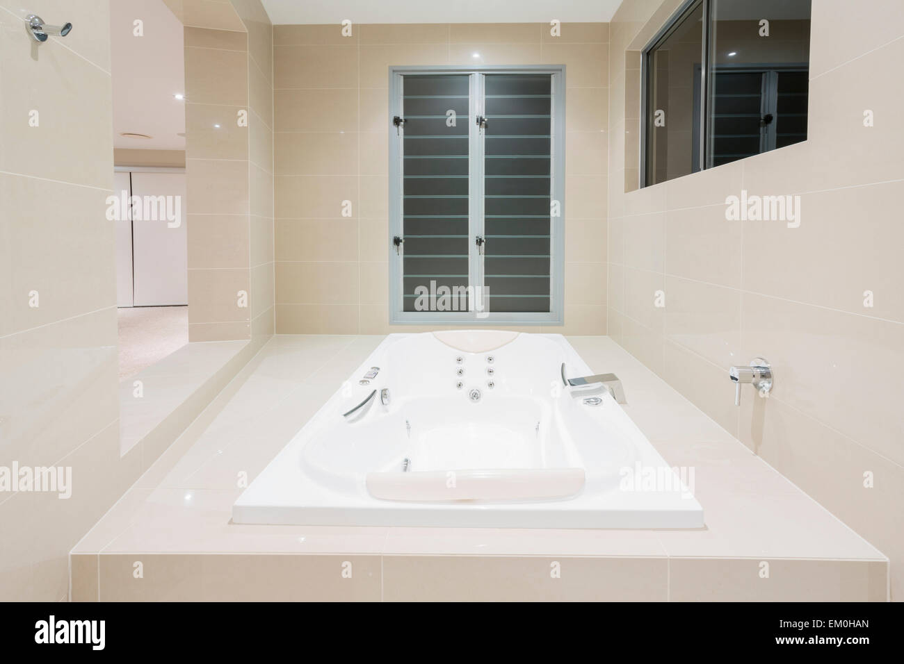 Luxurious spa in modern mansion Stock Photo - Alamy