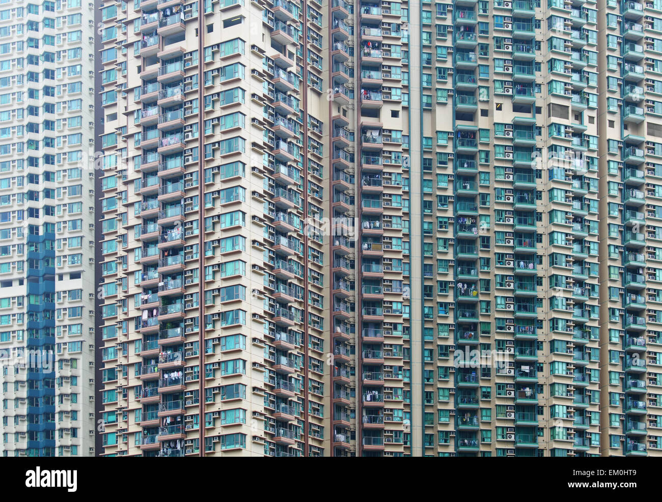 Apartment building in Hong Kong Stock Photo - Alamy