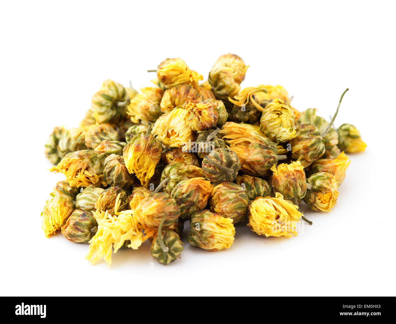 Dried camomile flower tea Cut Out Stock Images & Pictures - Alamy