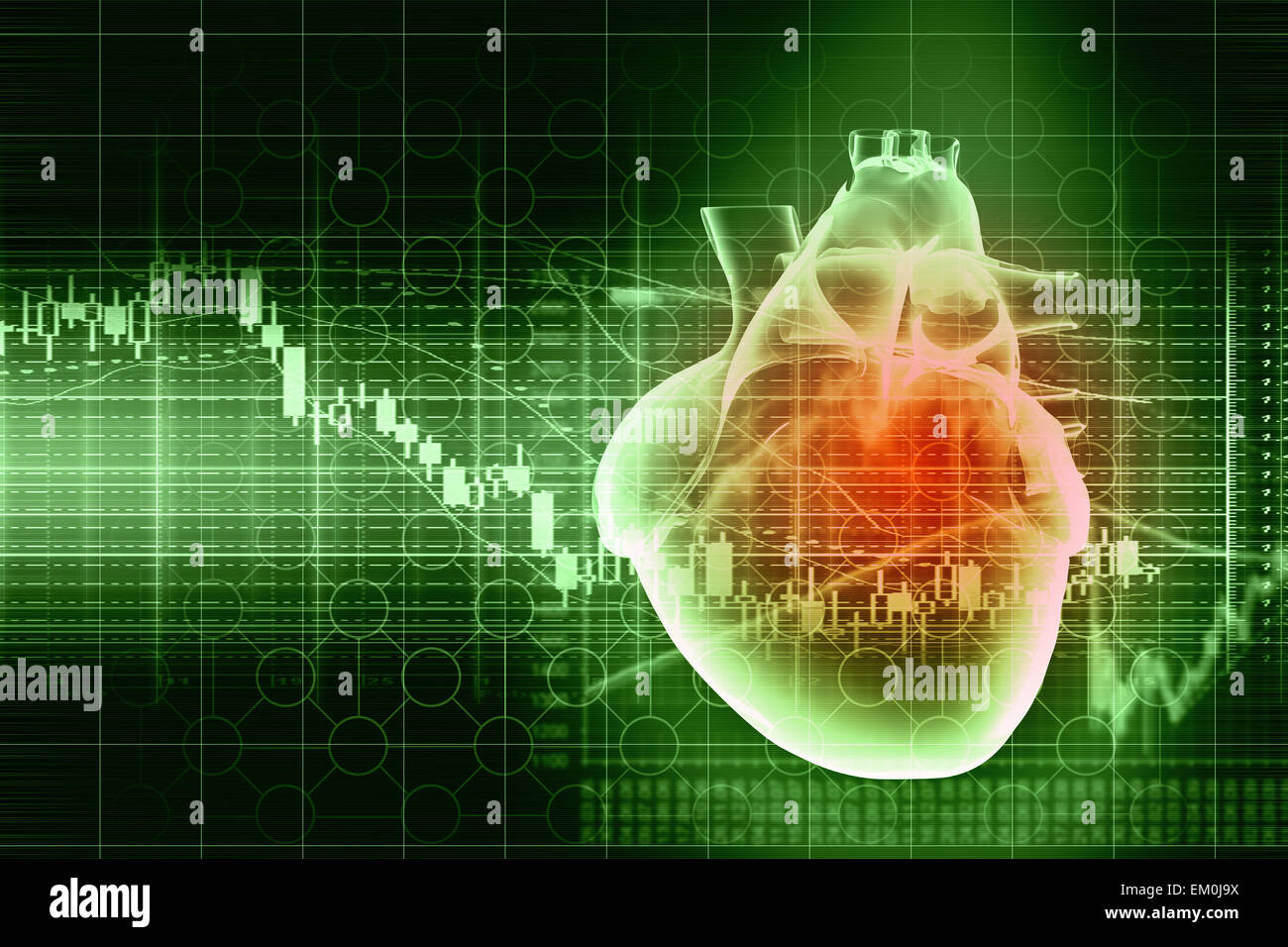 Human heart beats Stock Photo - Alamy