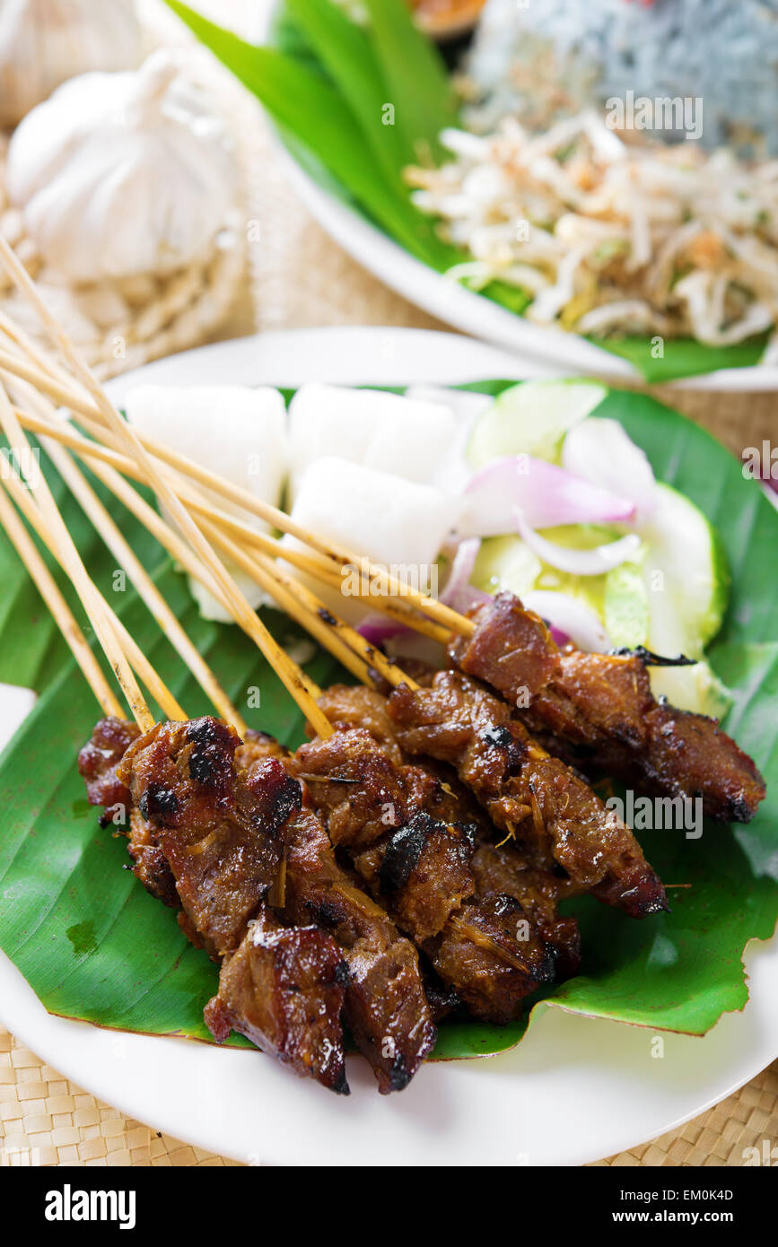 Satay or sate Stock Photo - Alamy