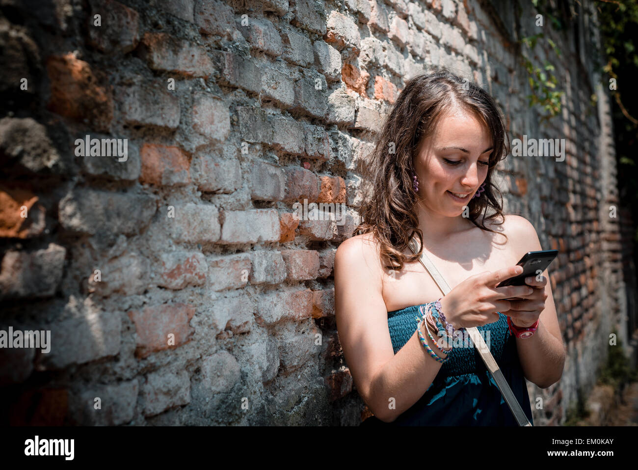 beautiful woman on the phone Stock Photo - Alamy