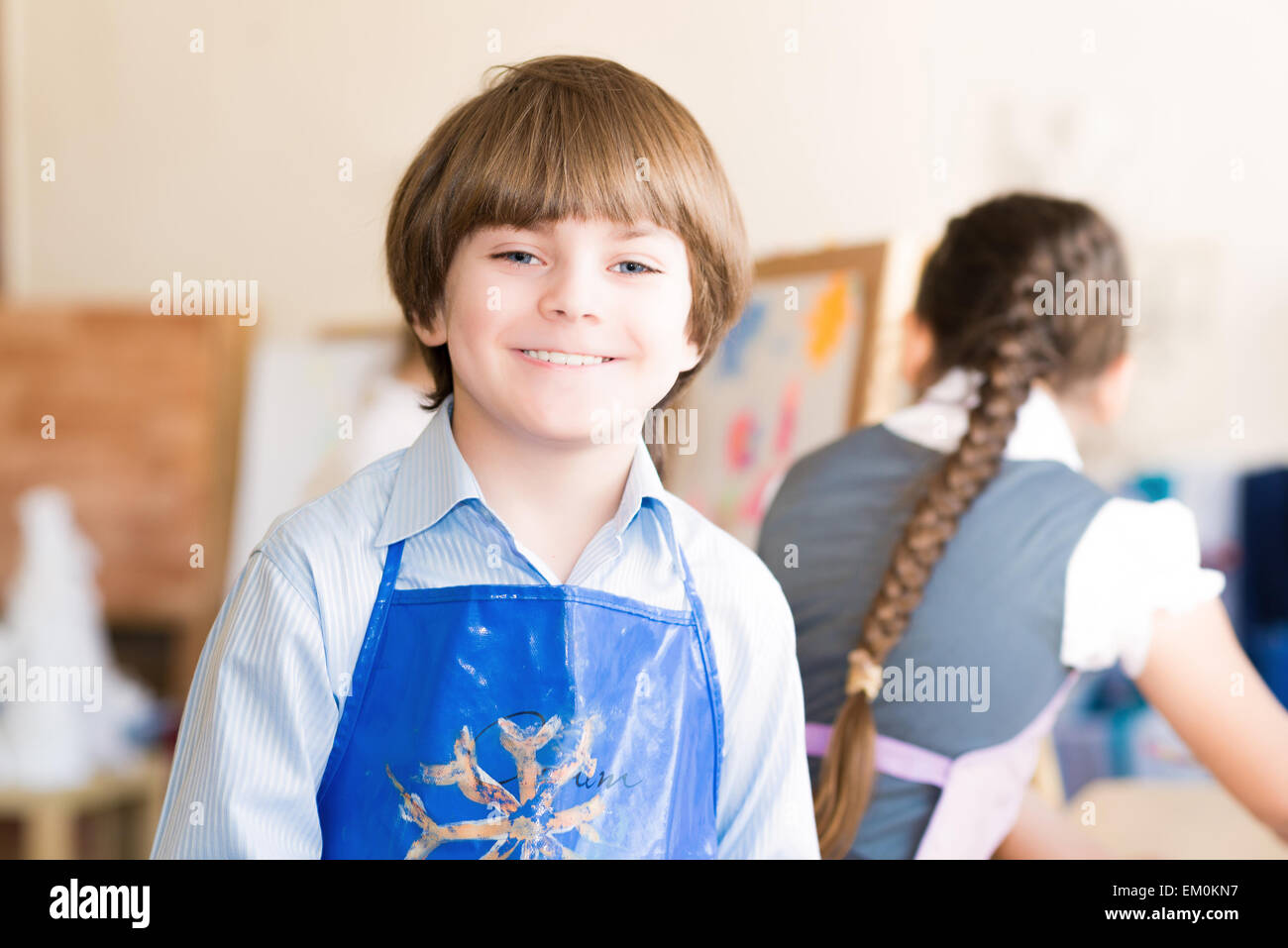 portrait of a nice boy Stock Photo - Alamy
